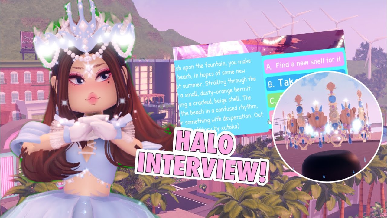 **NEW** MERMAID HALO 2022! HALO INTERVIEW + SHOWCASING THE HALO! ROBLOX ...
