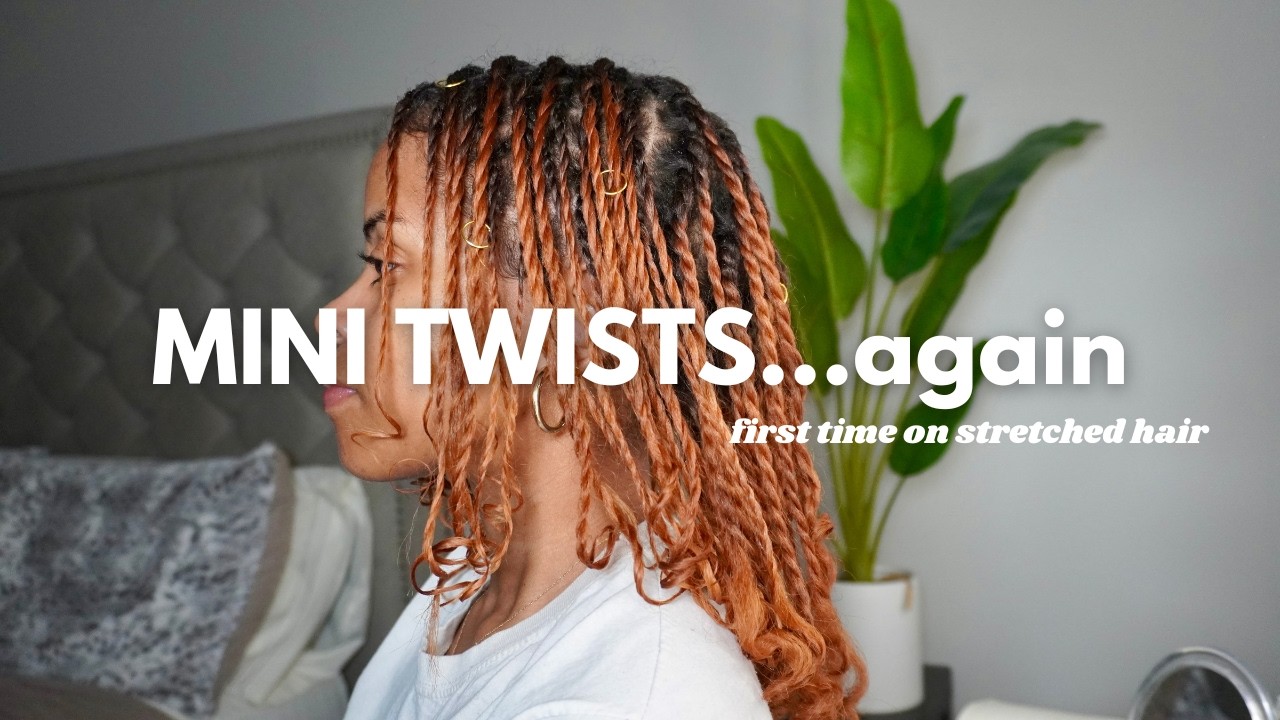 Is Stretched Out Hair the SECRET to Perfect Mini Twists? - YouTube