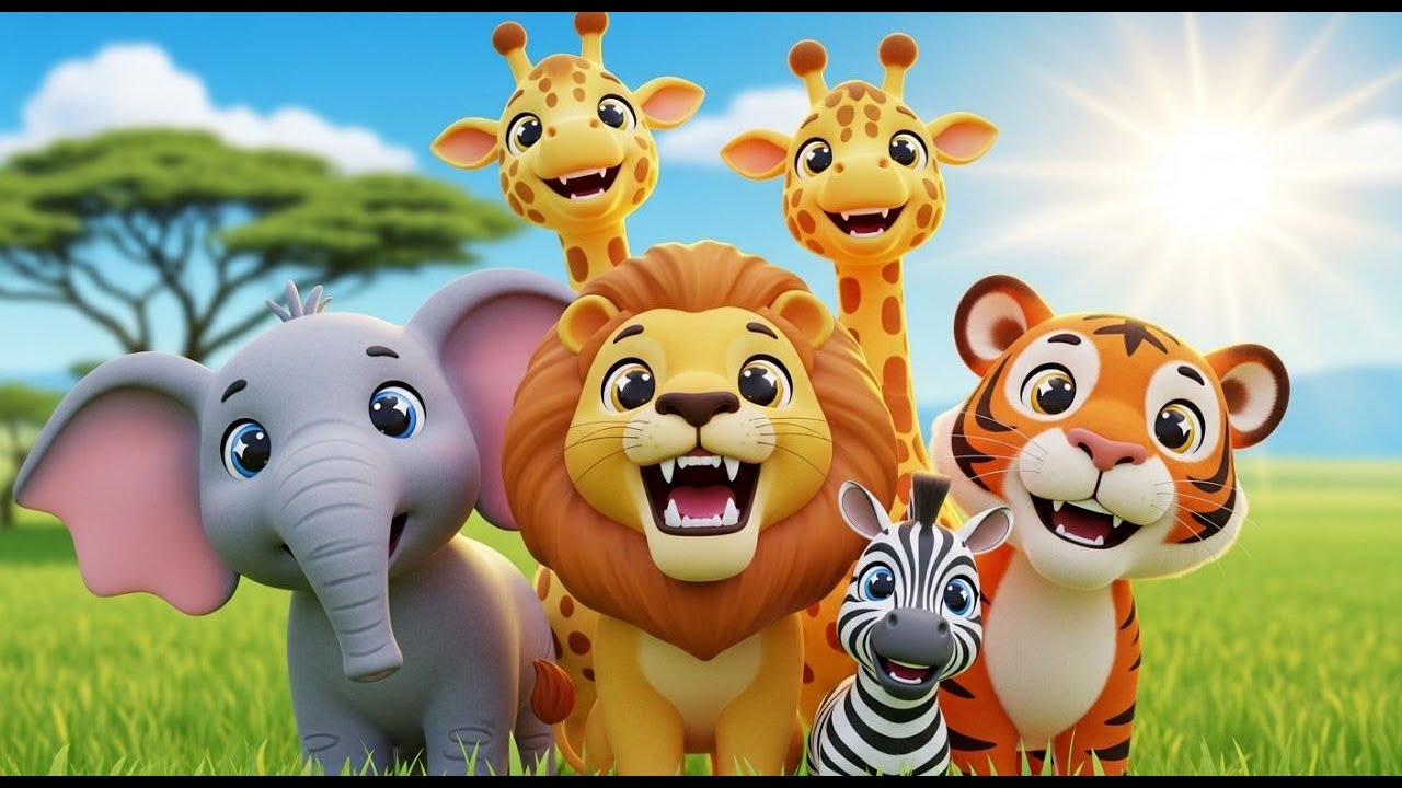 Meet the Animals! 🦁 Learn Animal Names, Sounds & Fun Facts for Kids ...