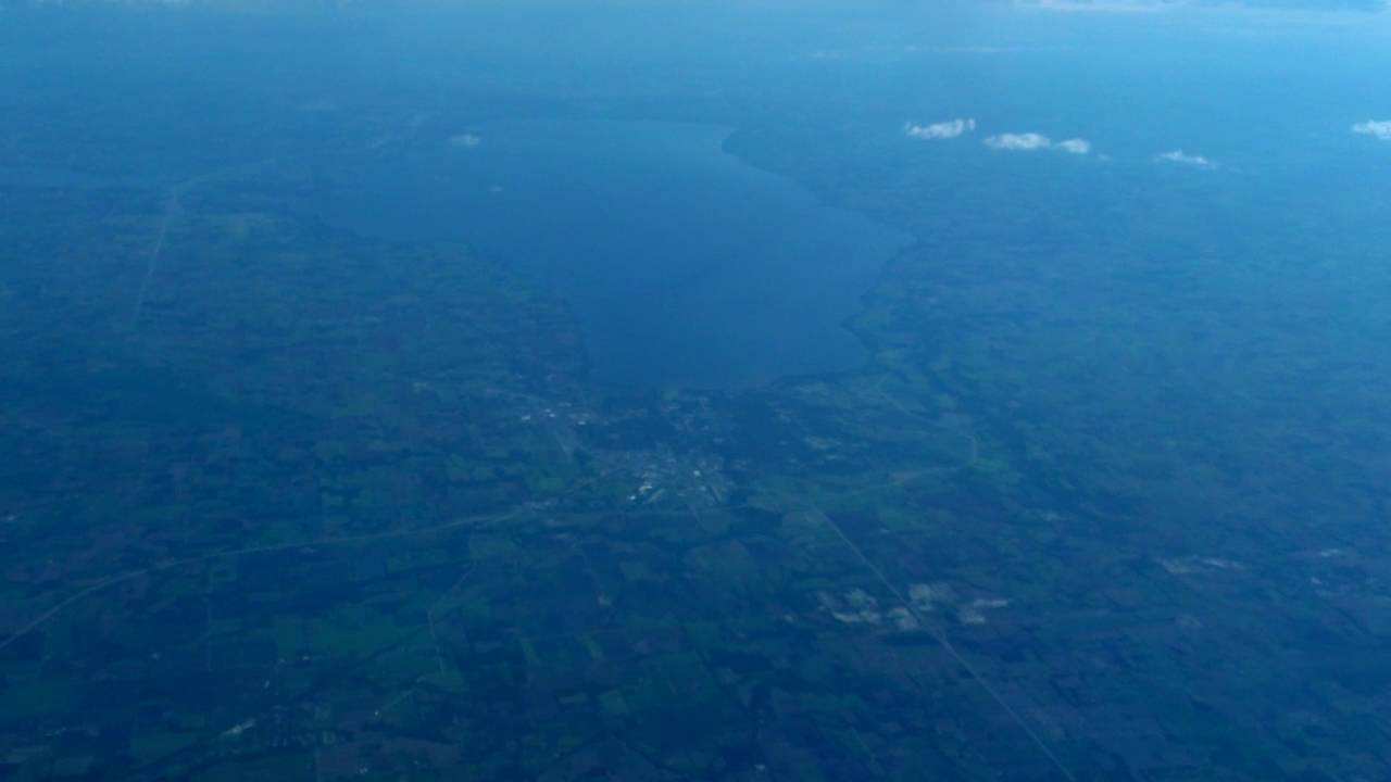 Oshkosh, Wisconsin, Lake Winnebago aerial view - YouTube