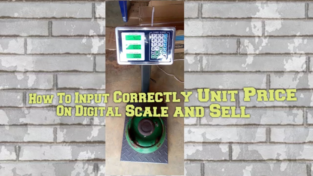 How to Set Unit Prices on Your Digital Scale Perfectly – Start Selling ...