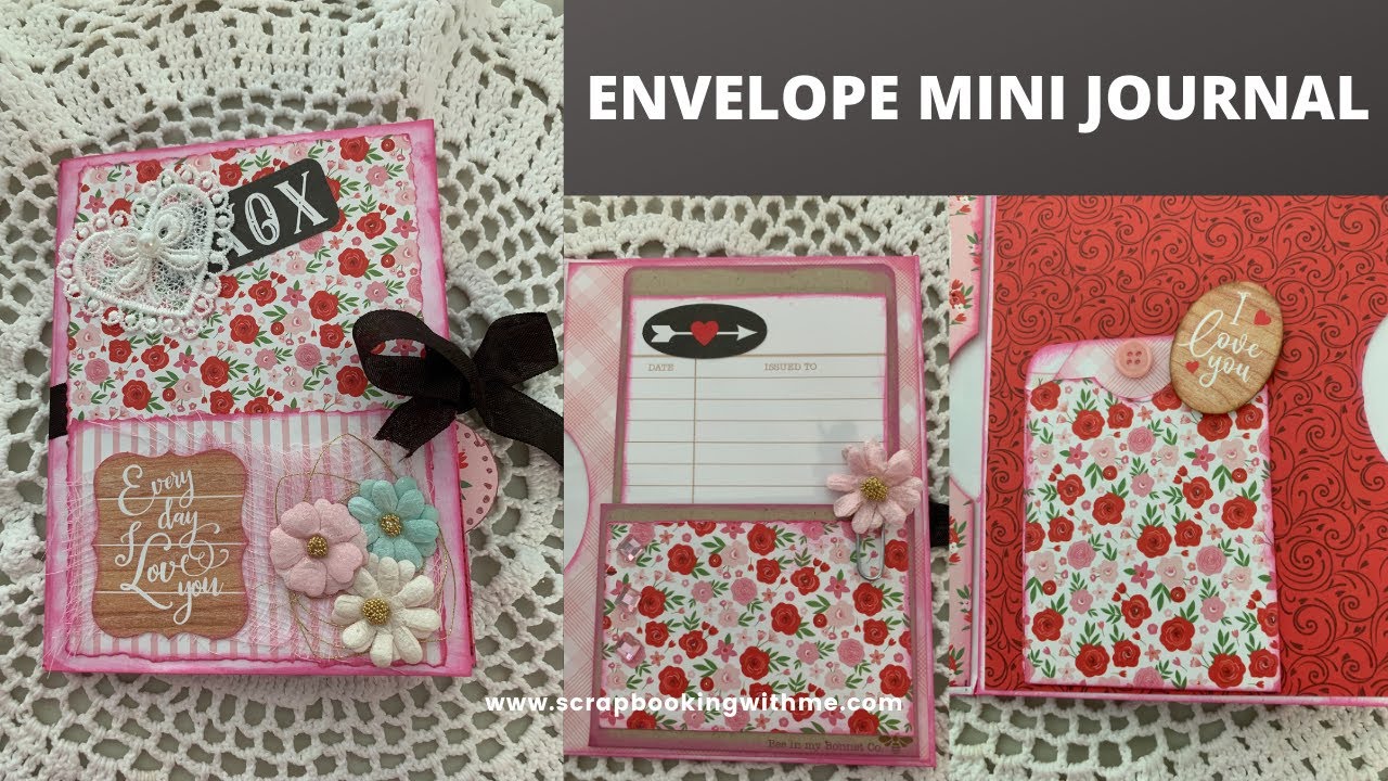 ENVELOPE MINI JOURNAL ~ USING 5 ENVELOPES ~ GREAT GIFT IDEAS - YouTube
