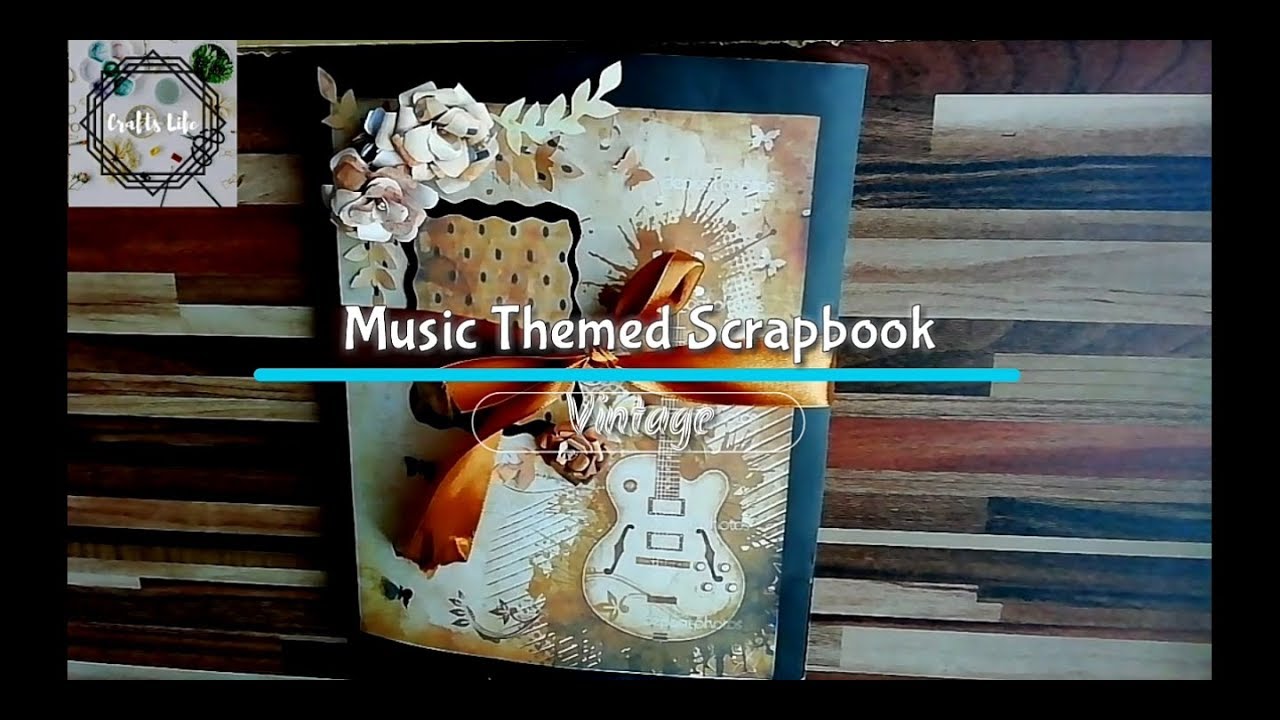 Music theme flip book tutorial || Flip book ideas ||Vintage flip book ...