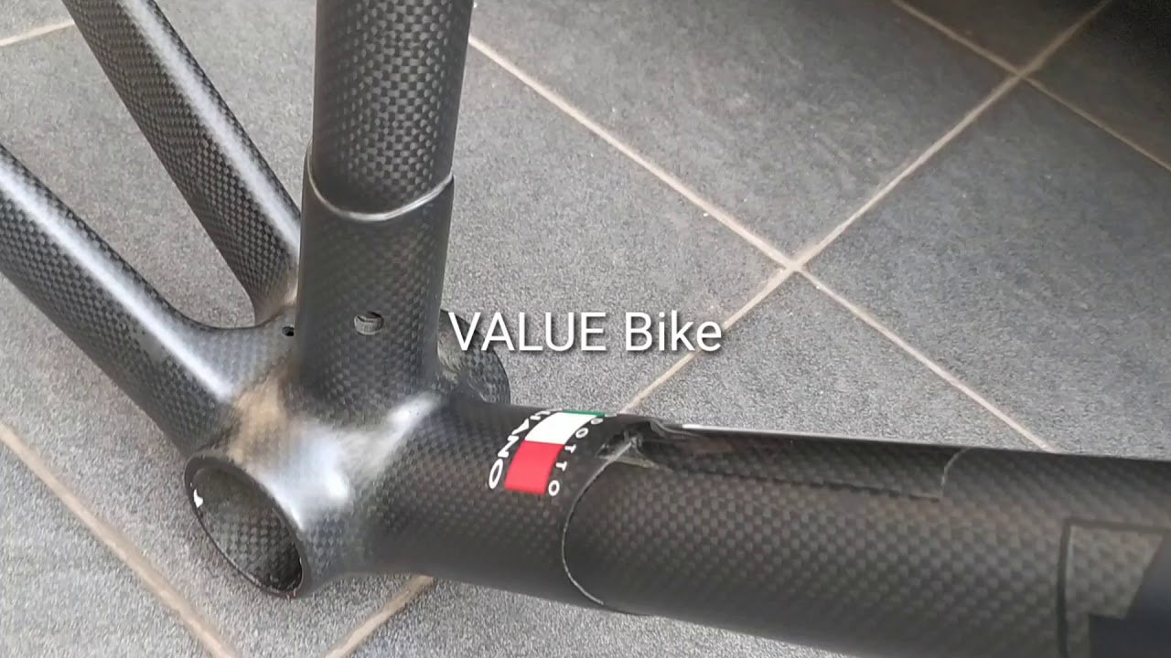 Frame Roadbike Carbon Alan Race Master - YouTube