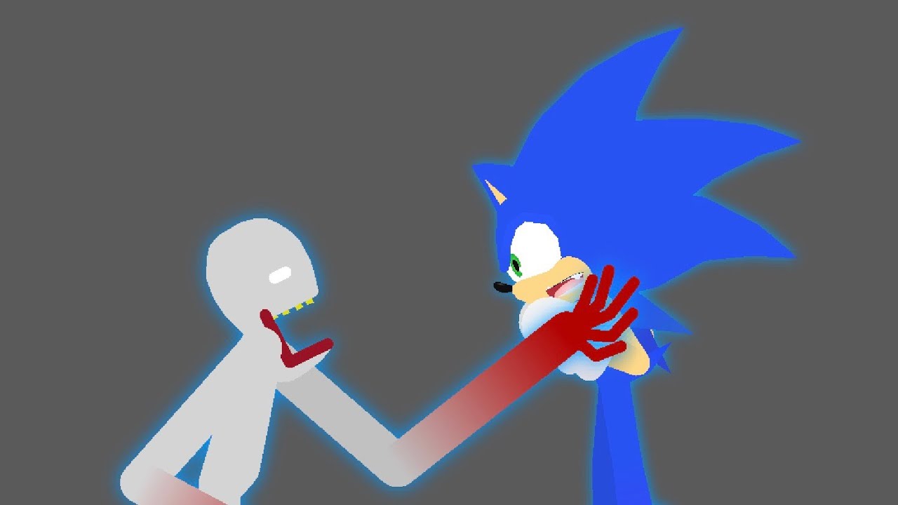 Sonic vs SCP 69 Stick nodes animation - YouTube