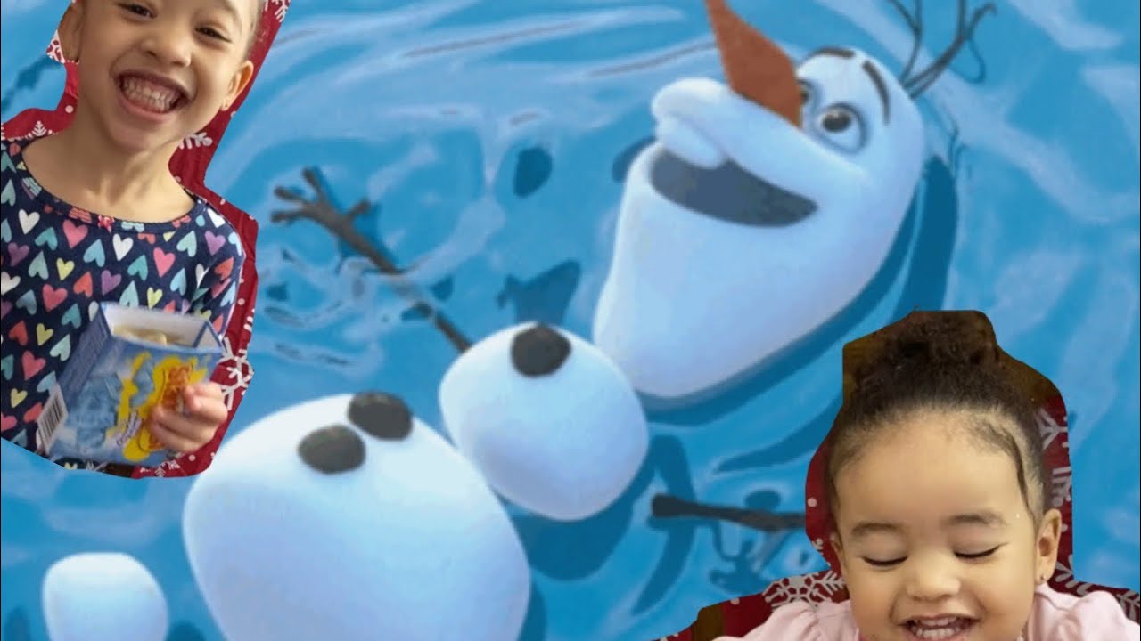 DIY Creating a marshmallow Olaf floating in Jello! - YouTube