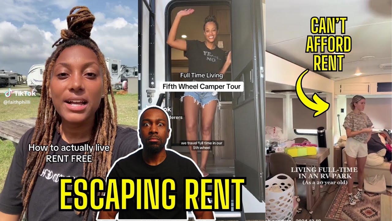 People are Living in RVs and Campers to Avoid Rent - YouTube