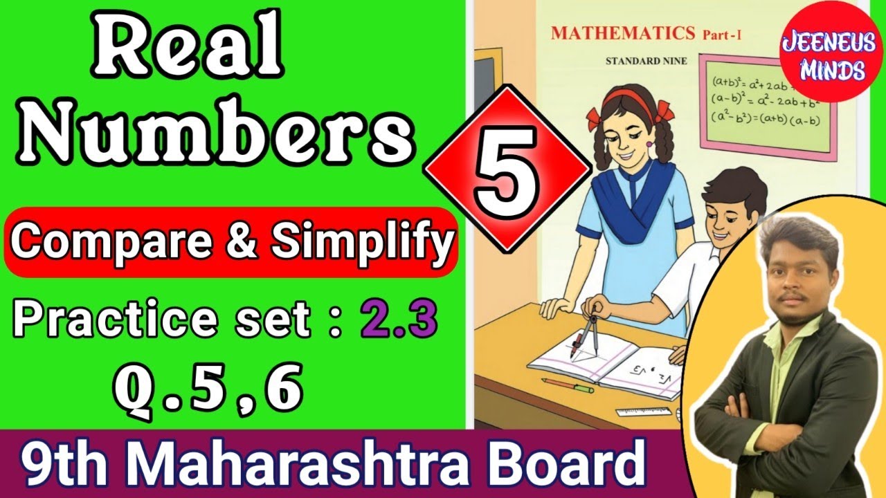 Real Number|class 9|Algebra|maharashtra board|practice set 2.3|jeeneus ...