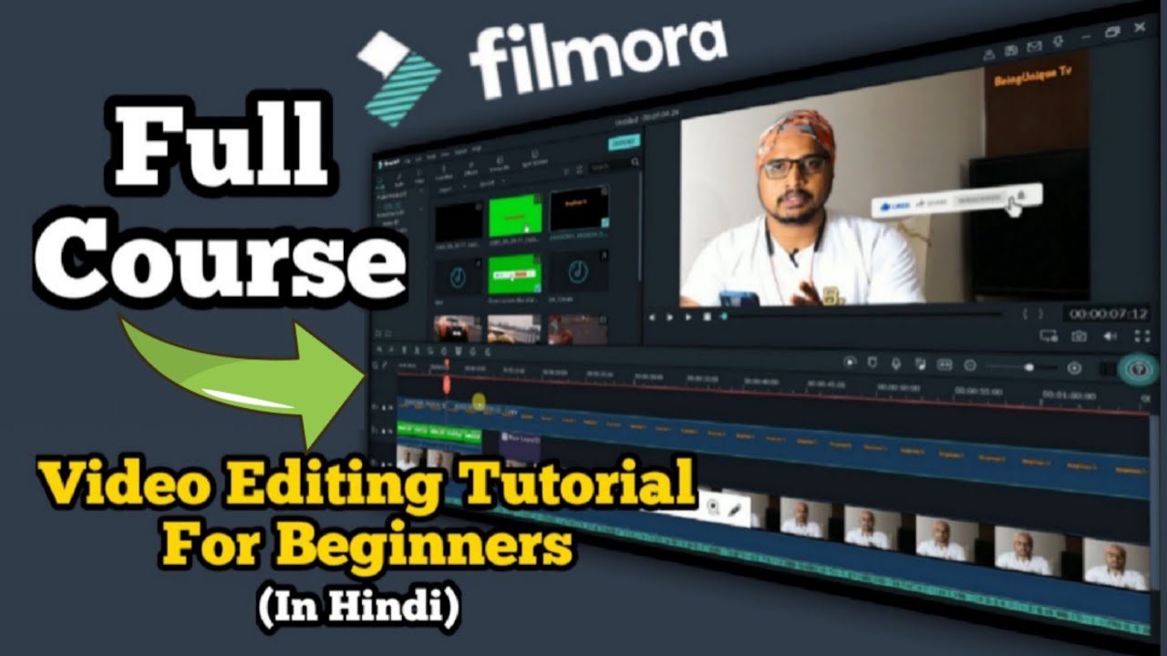 Filmora Video Editing Tutorial For Beginners | Filmora Full Course In ...