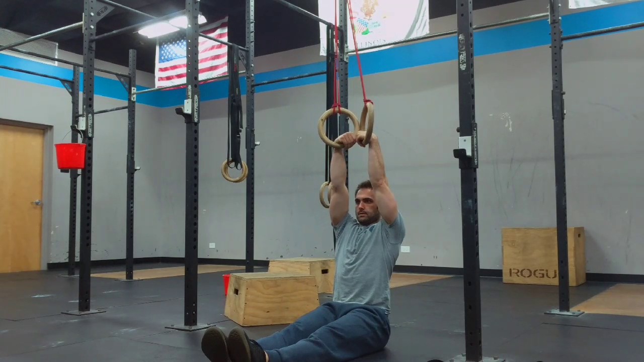 Banded Muscle up Transition Drill - YouTube