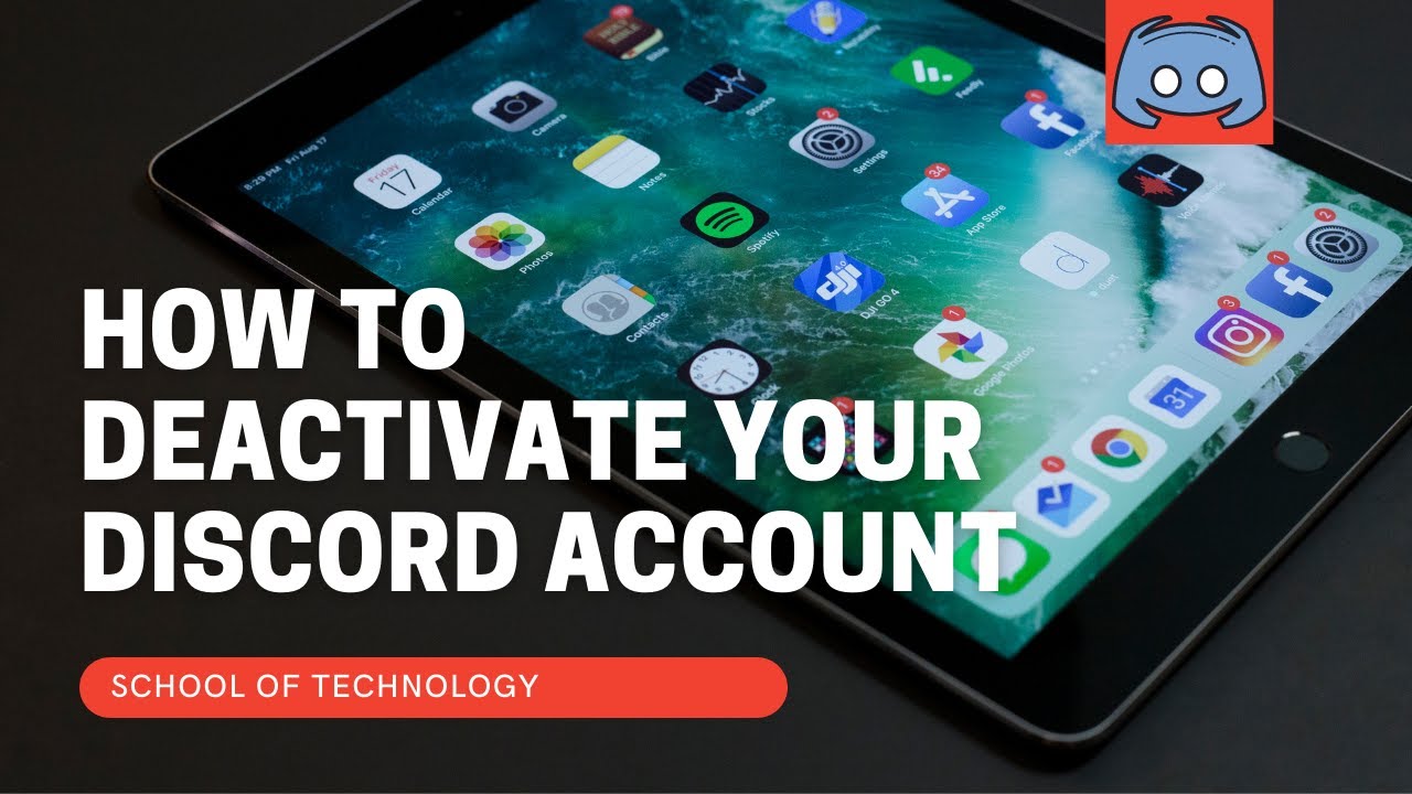 How to deactivate your discord account - YouTube