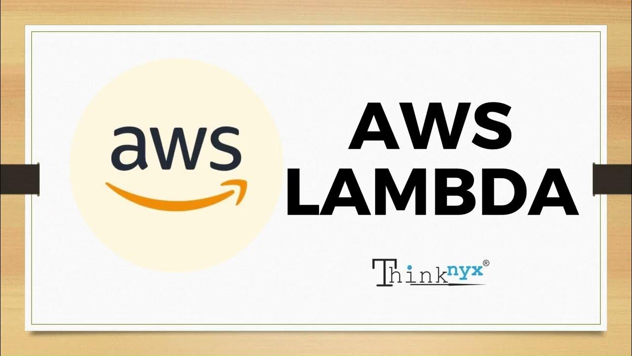 Aws Lambda Introduction Features Use Cases And Live Demo Thinknyx Aws Lambda Youtube