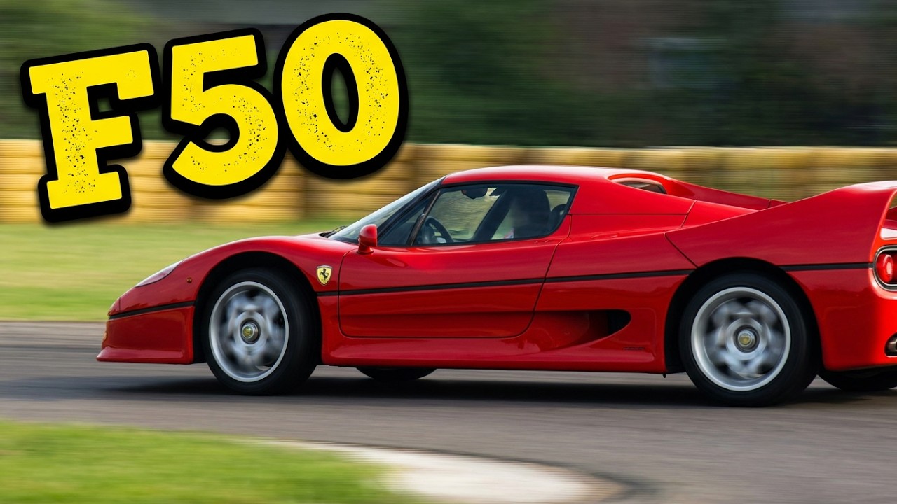Ferrari F50 | 15 Minutes Raw V12 Engine Sound Track & Road with Jean ...
