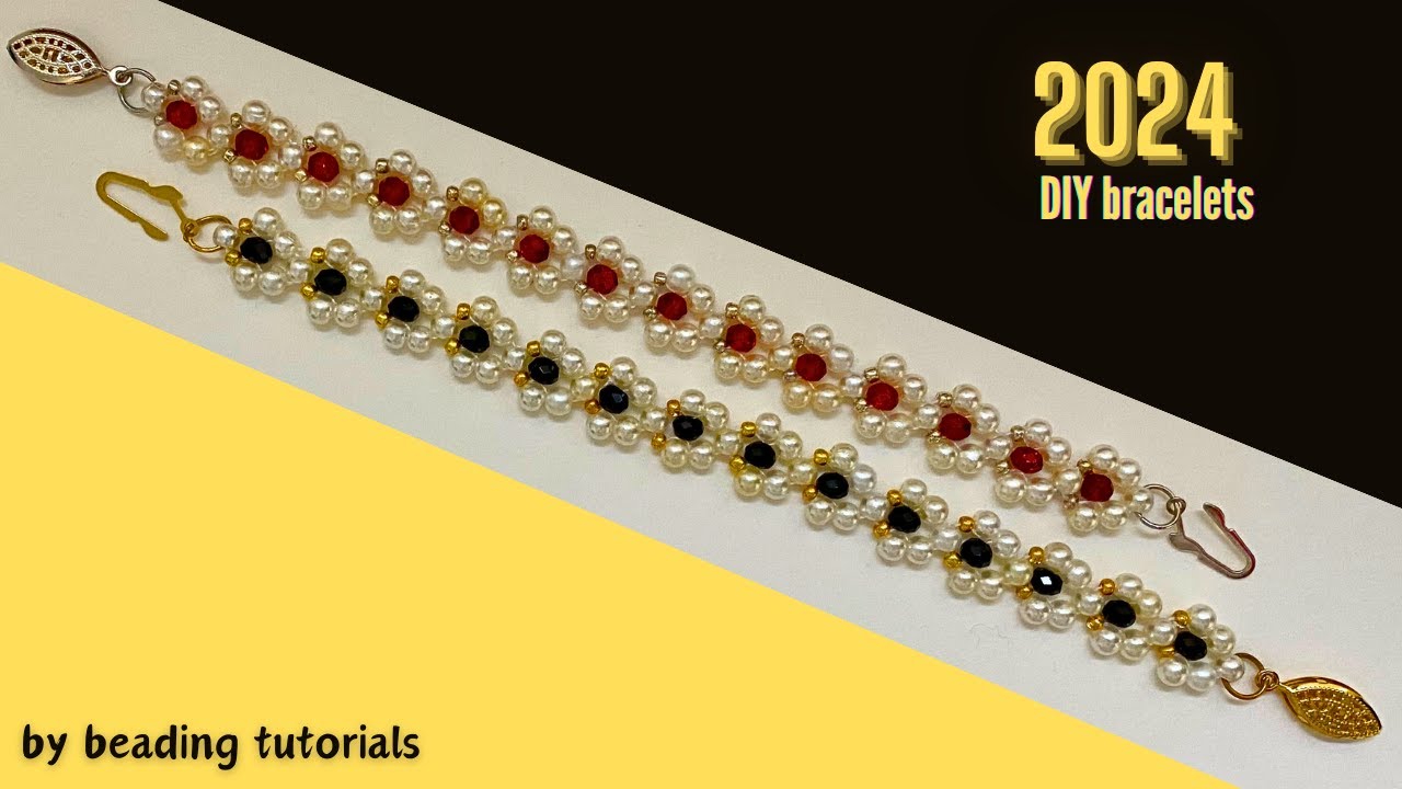 Easy bracelets for beginners. Bracelet making pattern. Jewelry making ...