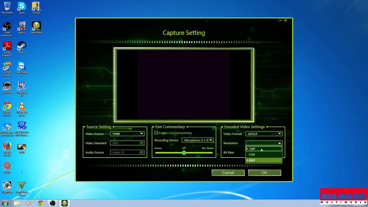 How to Install and Use Diamond GameCaster GC2000 HD 1080P Game Capture ...