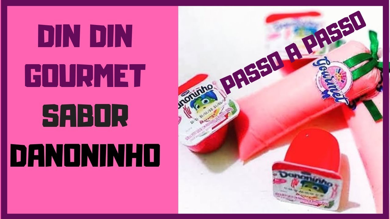 Receita de Dindin Gourmet SABOR Danoninho - YouTube