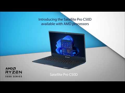 New Dynabook Satellite Pro C50 laptops featuring AMD Ryzen 5 and 7 CPU