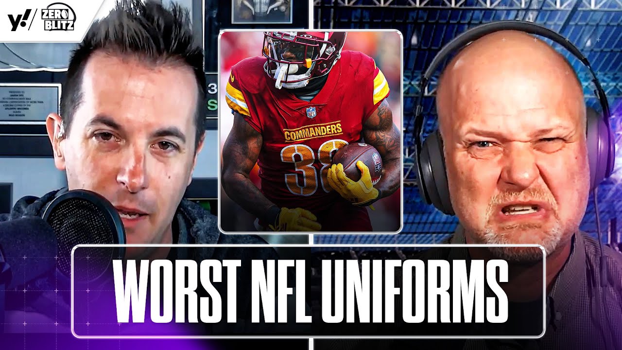 WORST uniforms in the NFL right now | Zero Blitz | Yahoo Sports - YouTube