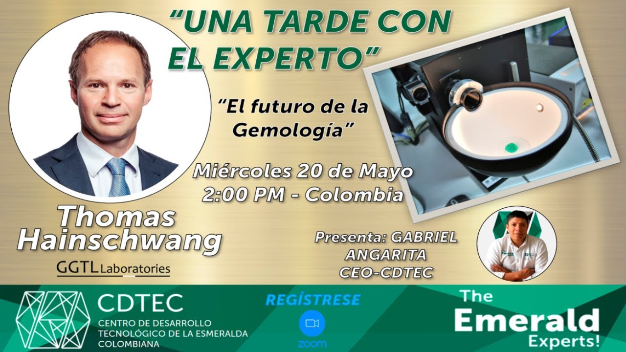 UNA TARDE CON EL EXPERTO el Ph.D Thomas Hainschwang - CDTEC - YouTube