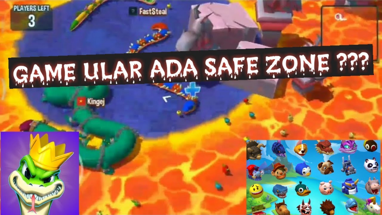 CARA BERMAIN BATTLE ROYAL DI GAME ULAR 3D ~Snake Rivals - YouTube