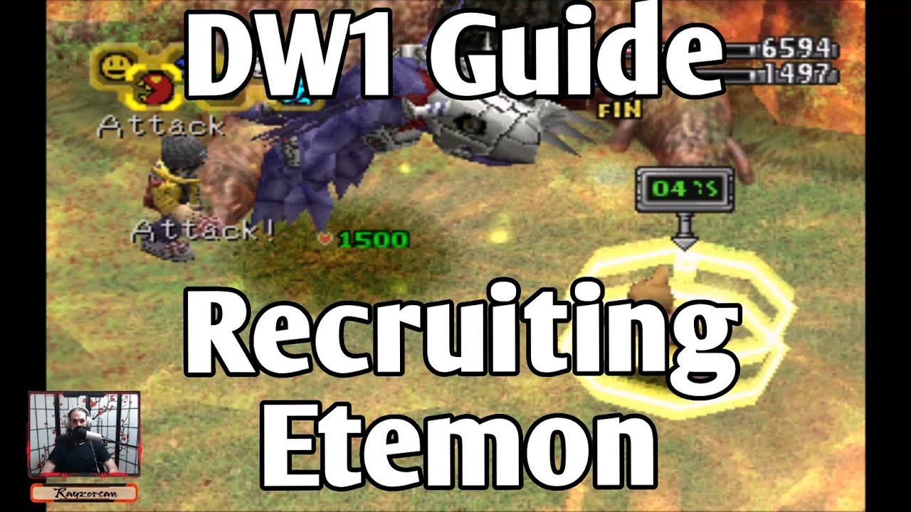 Digimon World 1 Playthrough Part 49 - Recruiting Etemon - YouTube