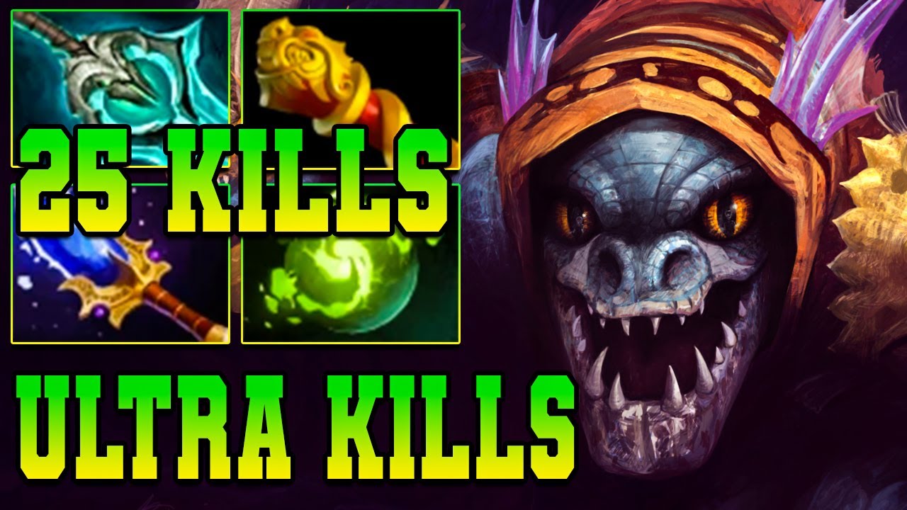 Ultra Kills + 25 Kills Slark Dota 2 ! Slark Dota 2 Safelane Carry ...