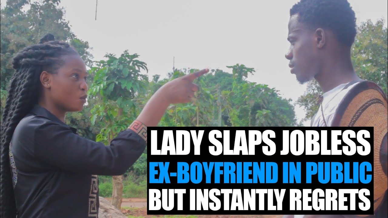 Lady Slaps And Humiliates Ex-Boyfriend In Public For Being Jobless ...