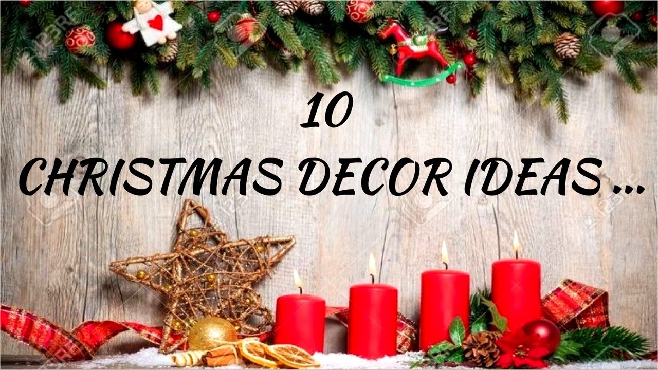 10 Best Christmas Decoration Ideas / Amazing crafts for Christmas - YouTube