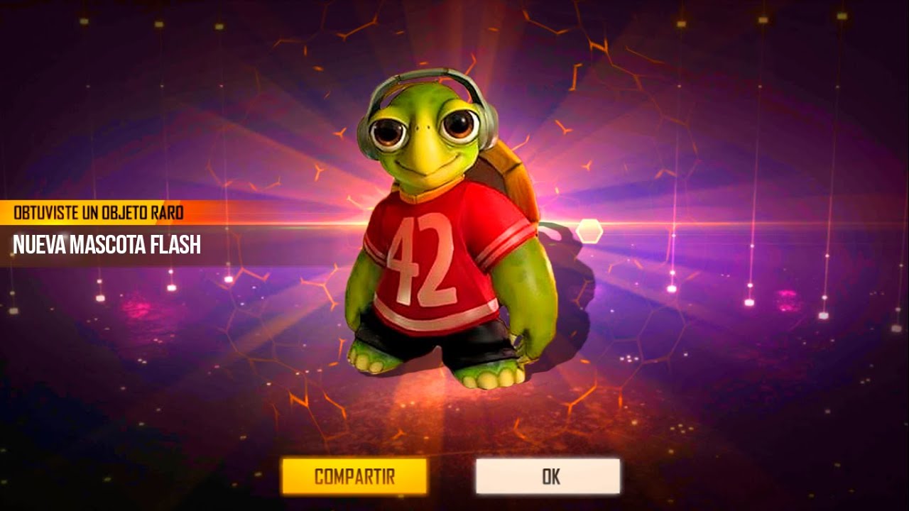 NUEVA MASCOTA FLASH (HABILIDAD CAPARAZON DE ACERO) MASCOTA TORTUGA ...