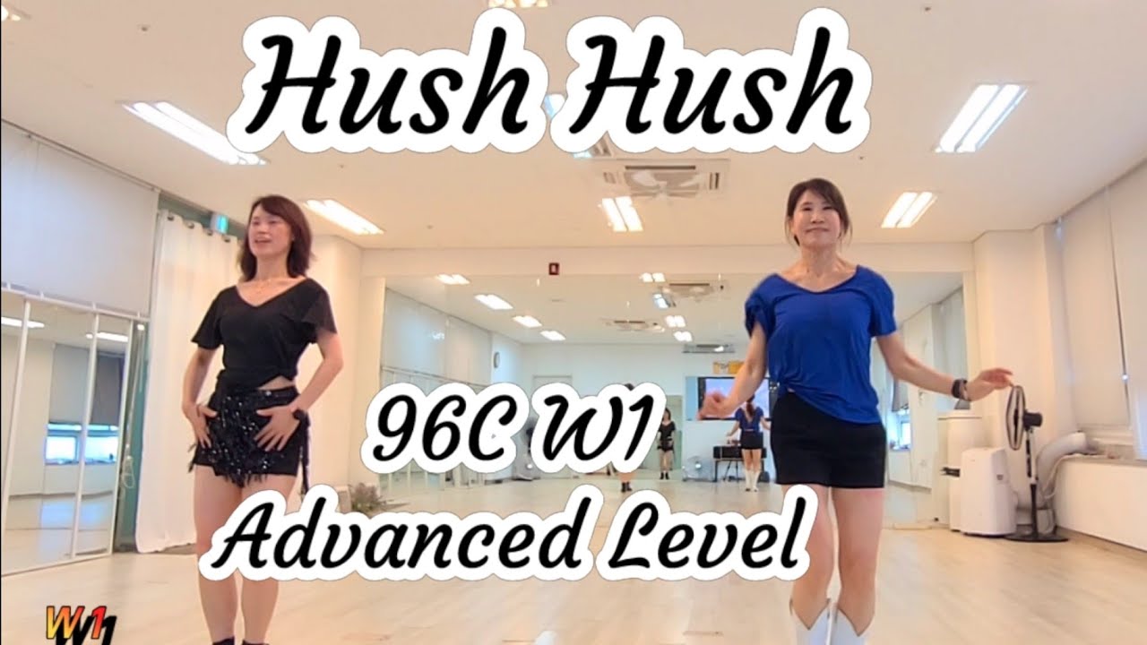#위례희라인댄스 [고급 작품] Hush Hush Line dance (Demo) - YouTube
