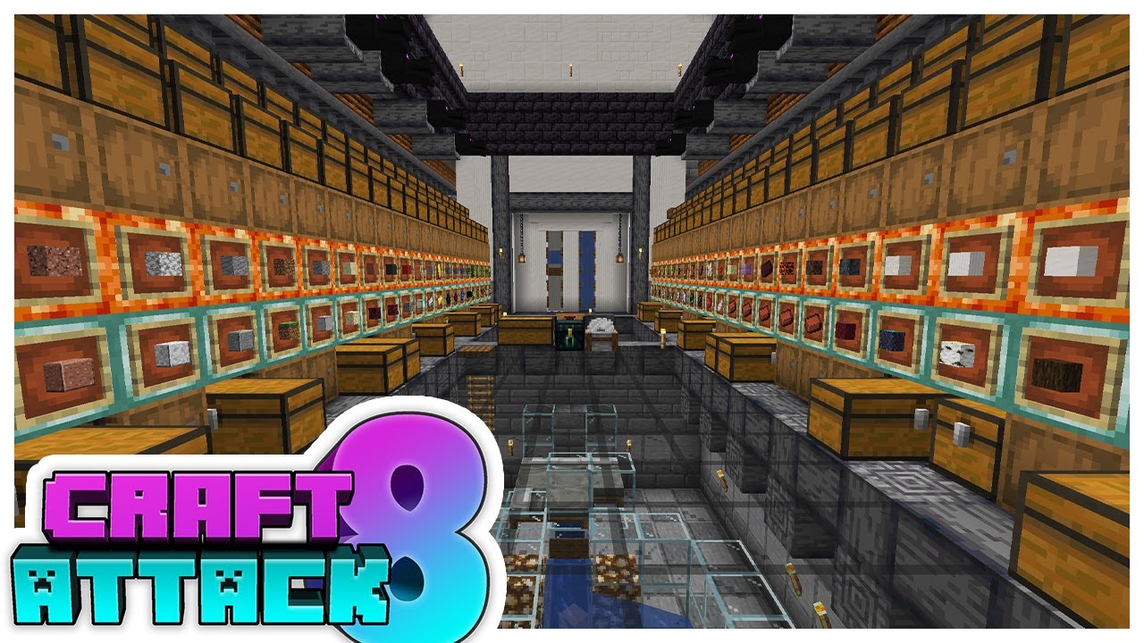 Rundtour in der besten Burg in Craft Attack 8 | Minecraft Craft Attack ...