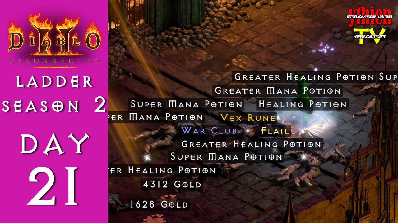 Đột Phá Chuỗi Min - D2R LADDER S2 - DAY 21 - YouTube