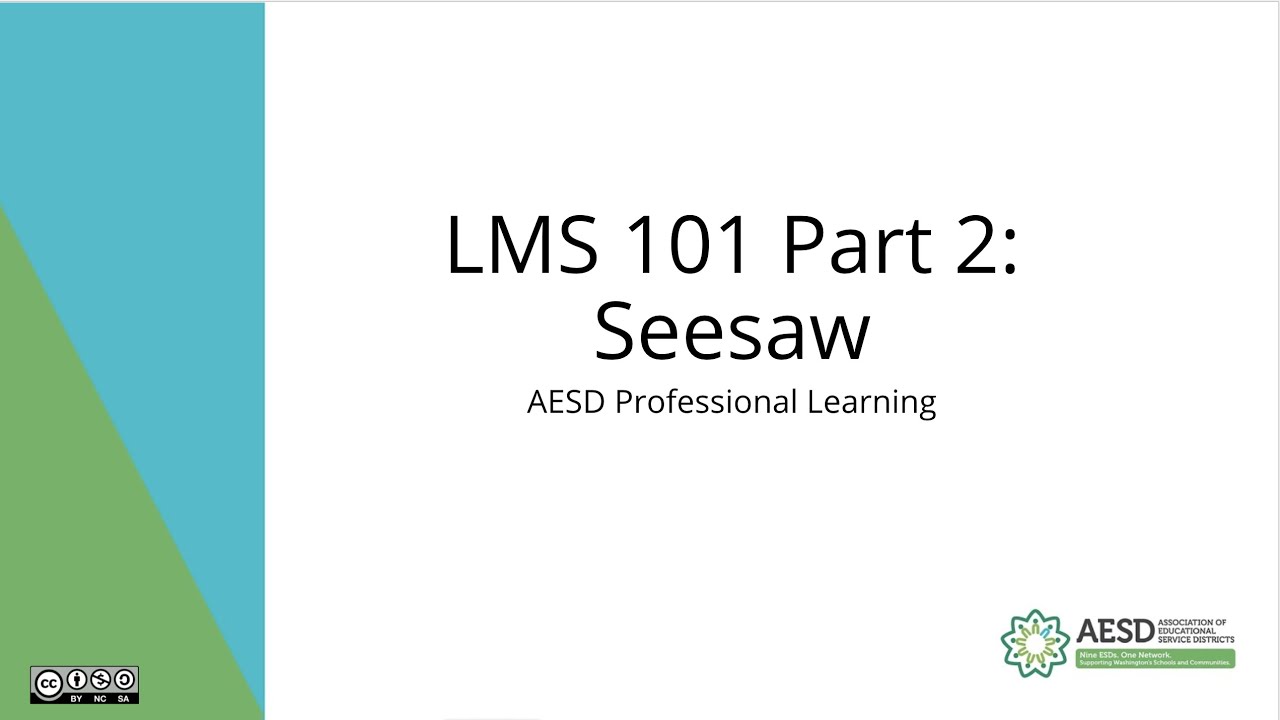 AESD LMS 101 - Seesaw Part 2 - YouTube