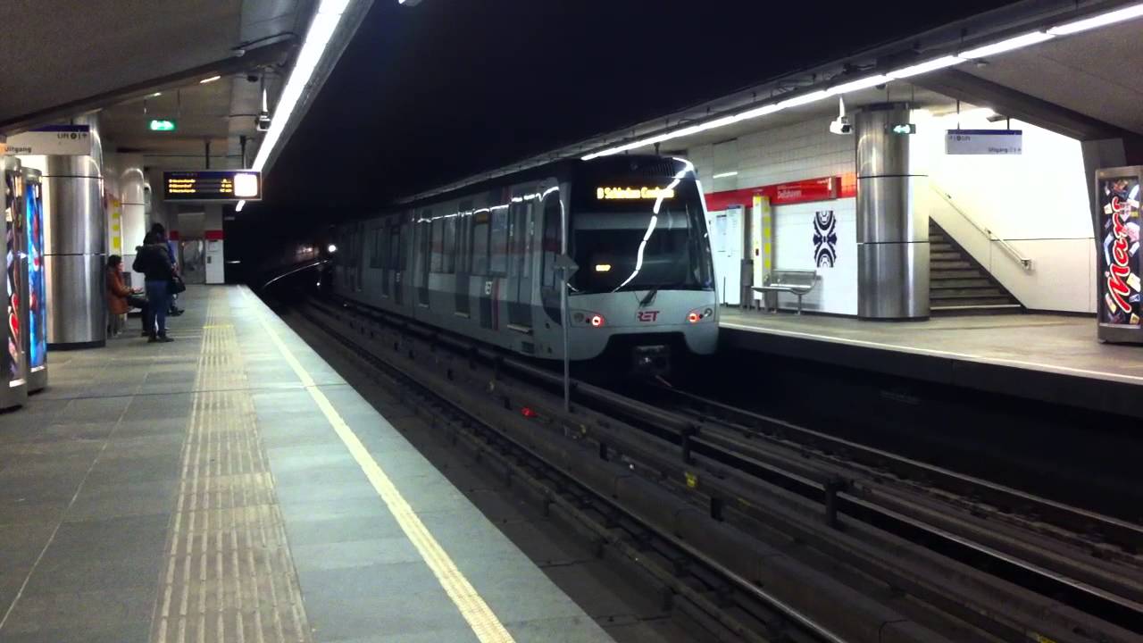 RET Metro SG3 + RSG3 Delfshaven Rotterdam Lijn B !! - YouTube