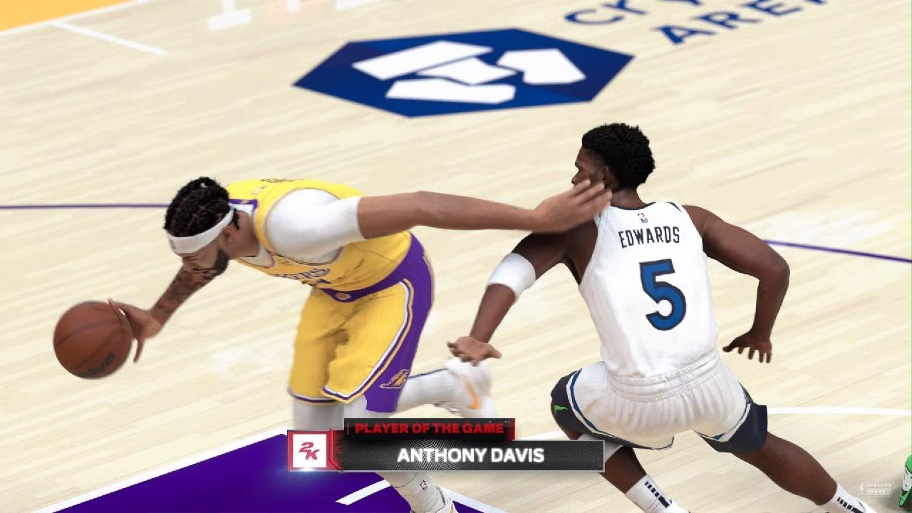 Anthony Davis 30 Ball double double - Lakers vs Minnesota opening night ...