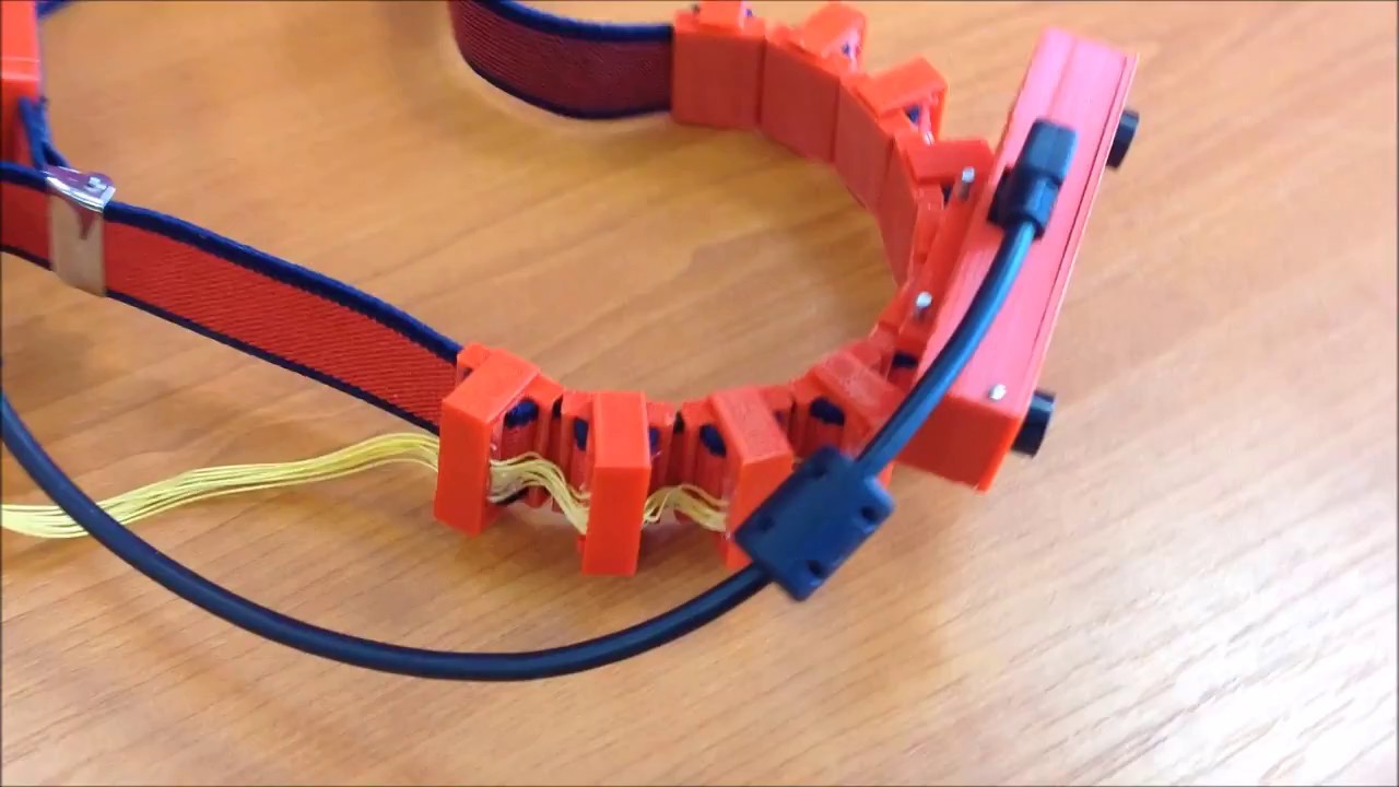 A prototype of glasses for blind people (test with a blind user) - YouTube