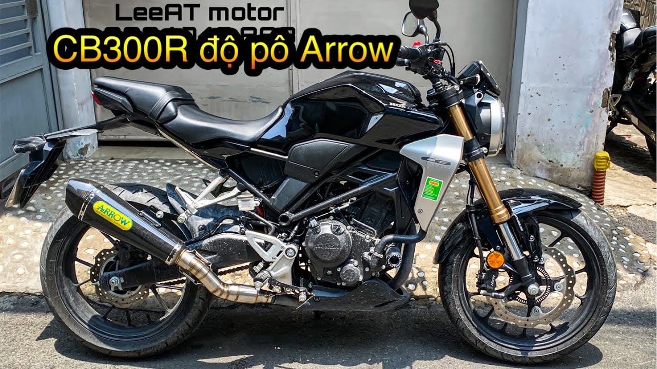 CB300R lên pô Arrow siêu ấm ( đã gắn tiêu trong giảm thanh ) . CB300R ...