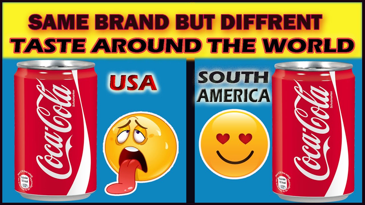 Same Brands, But Different Taste Around the World. - YouTube