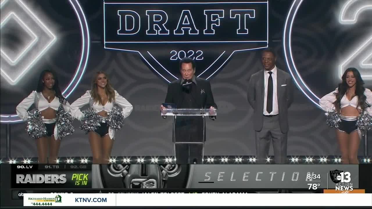 Raiders select Dylan Parham as their first pick of the NFL Draft on the ...