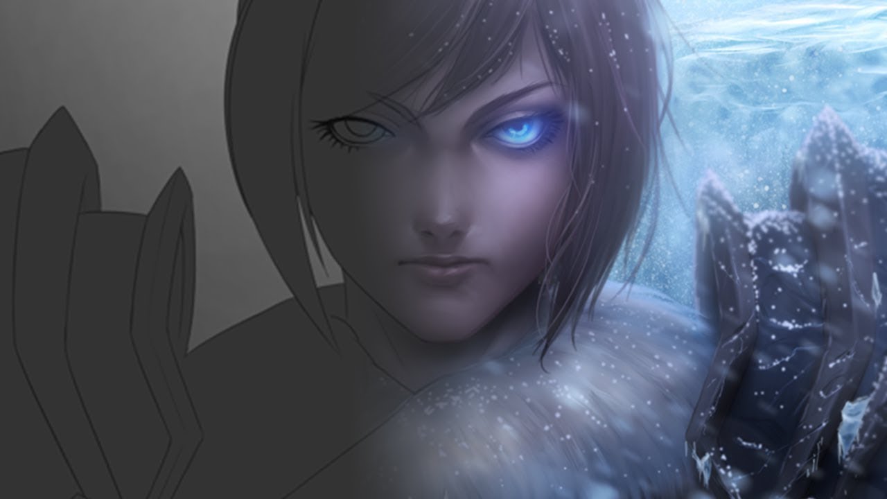 Death Knight Mei Grayscale Process (Overwatch / Warcraft) - YouTube