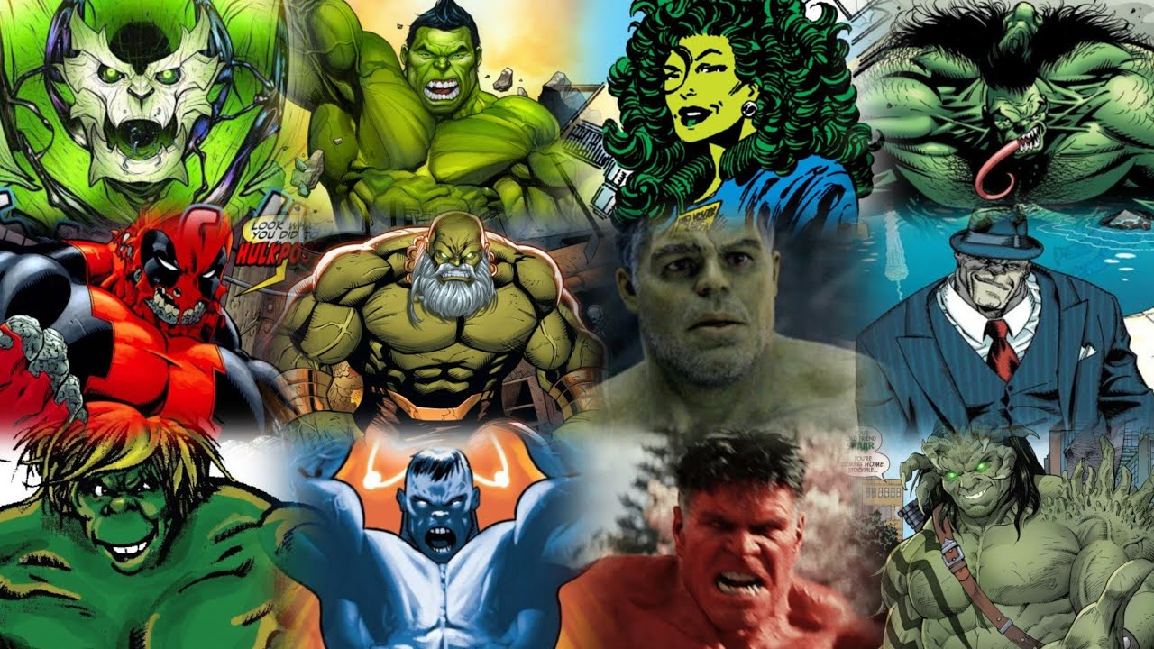 Every Hulk Version To Ever Exist Explained - YouTube