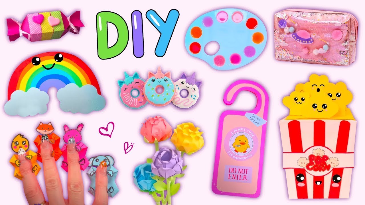 12 IDÉES CRÉATIVES DE DIY À FAIRE LORSQUE VOUS ÊTES LASSÉS - YouTube
