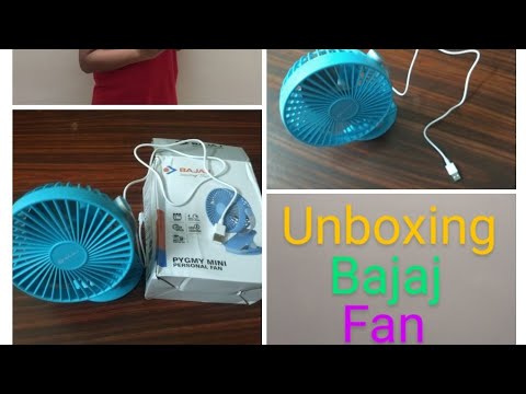 Unboxing and review video of Bajaj pygmy mini and personal fan - YouTube