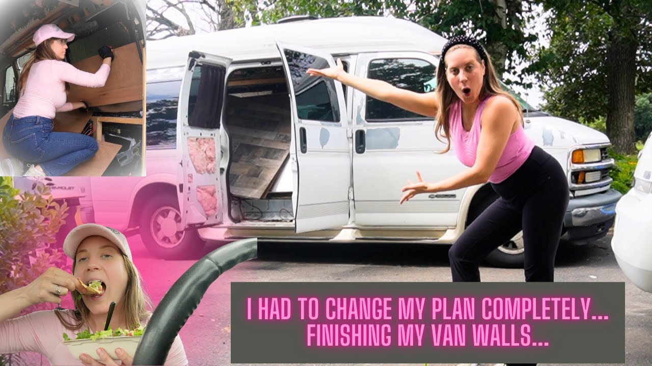 a very long vlog about building van walls... I made it harder than it ...