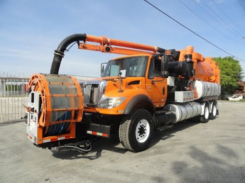 2005 International Vactor 2115 VACUUM/JETTER COMBO - YouTube