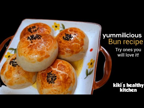 How to make sweet red bean bun recipe|bakings|anpan recipe@Trendingkikiskitchenandvlogs1