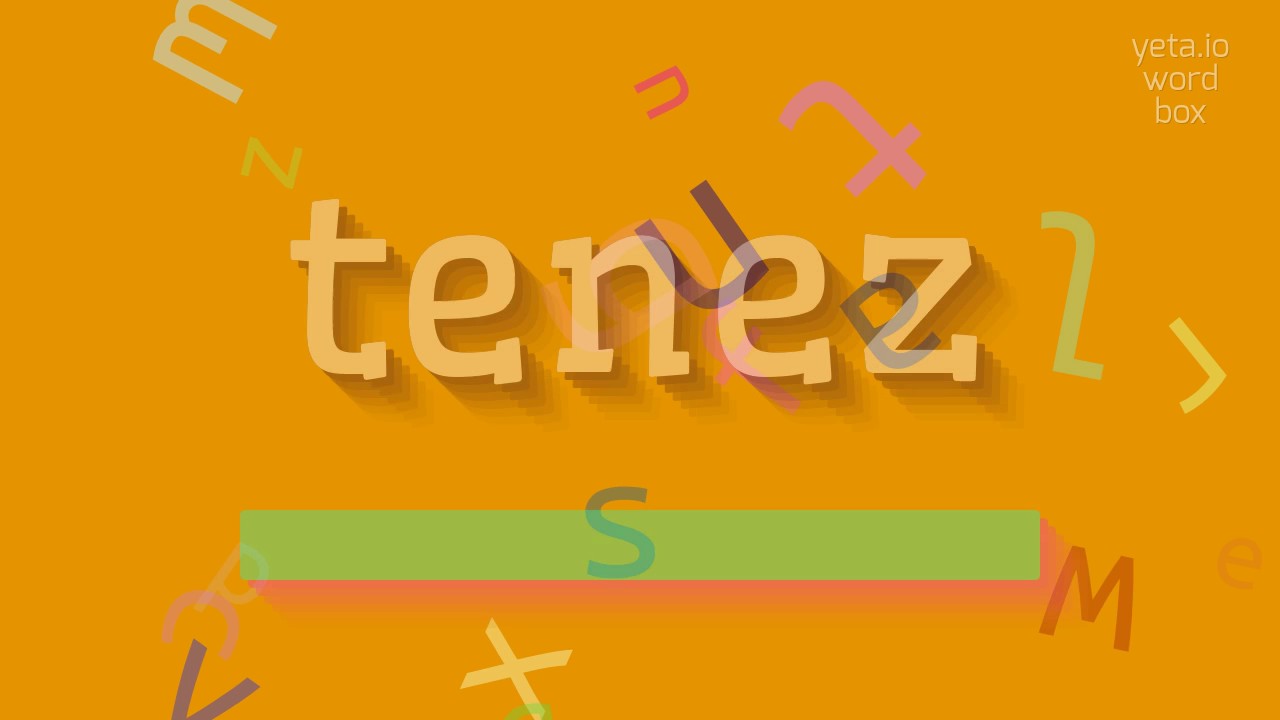 How to say "tenez"! (High Quality Voices) - YouTube