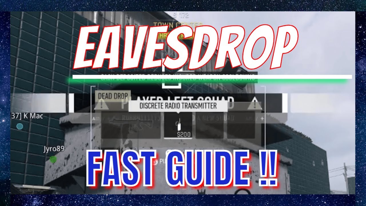 DMZ Season 4 *EAVESDROP* Fast Guide !! White Lotus Faction Tier 2 *STORY MISSION* - YouTube