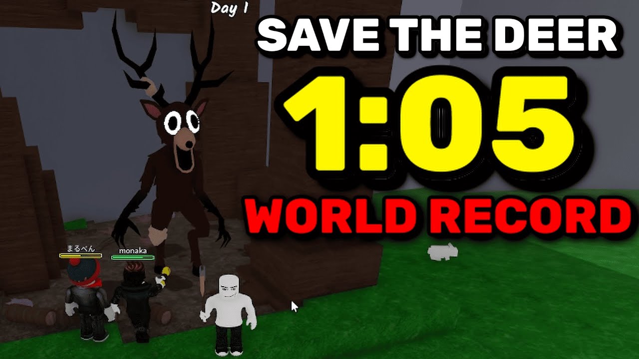 The Deer Is Hurt But Saving The Deer in 1:05 WORLD RECORD 99 Nights in ...