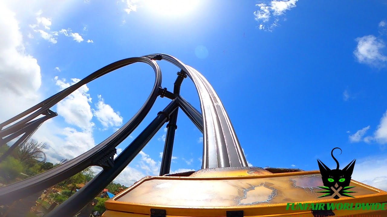 MAHUKA: THE ROLLER COASTER THAT UNLEASHES HELL (FRONTSEAT ONRIDE POV ...